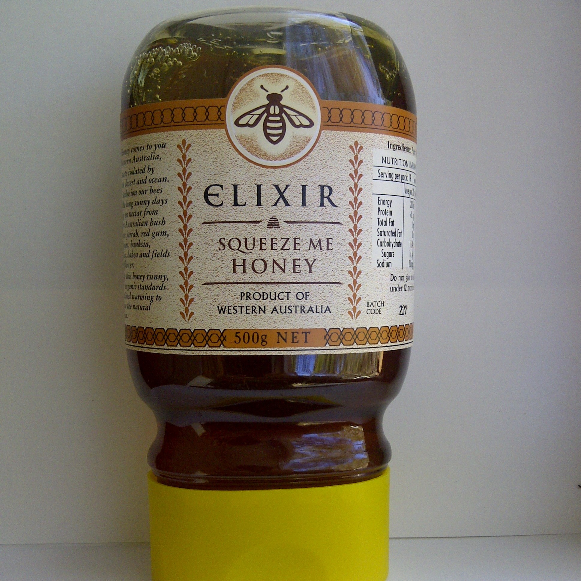 Elixir Honey Squeeze Pack (Gently Heated) (500ml) - The Grocer