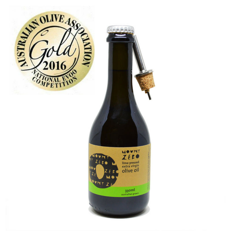 Mount Zero Lime Pressed Extra Virgin Olive Oil With Pourer (330ml ...