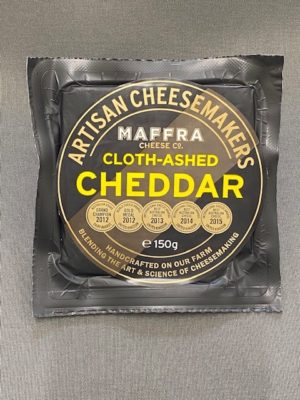 Maffra Cloth Ashed Cheddar (150g) - The Grocer