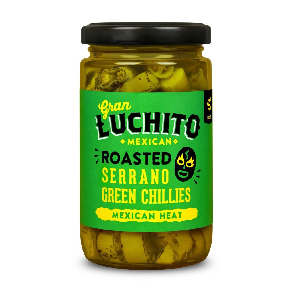Gran Luchito Roasted Serrano Green Chillis 215g - The Grocer
